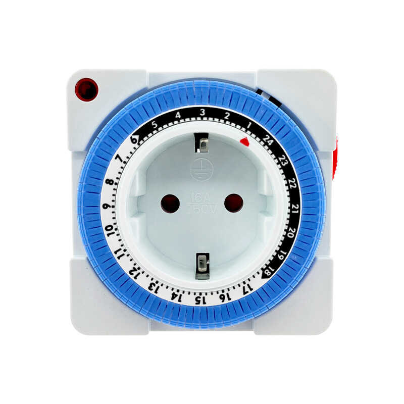 Timer EU Switch Timer 24 Hours Plug in nical Grounded Programmable Smart Countdown Switch ...