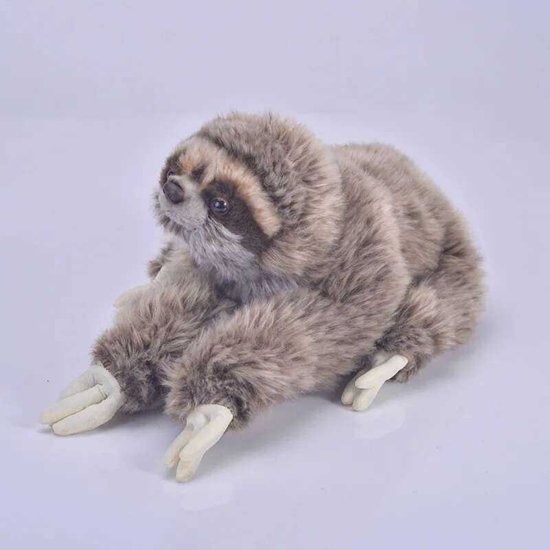 Plush 35Cm Animal Lazy Sloth Three Toed Real Life Stuffed Soft Animals ...