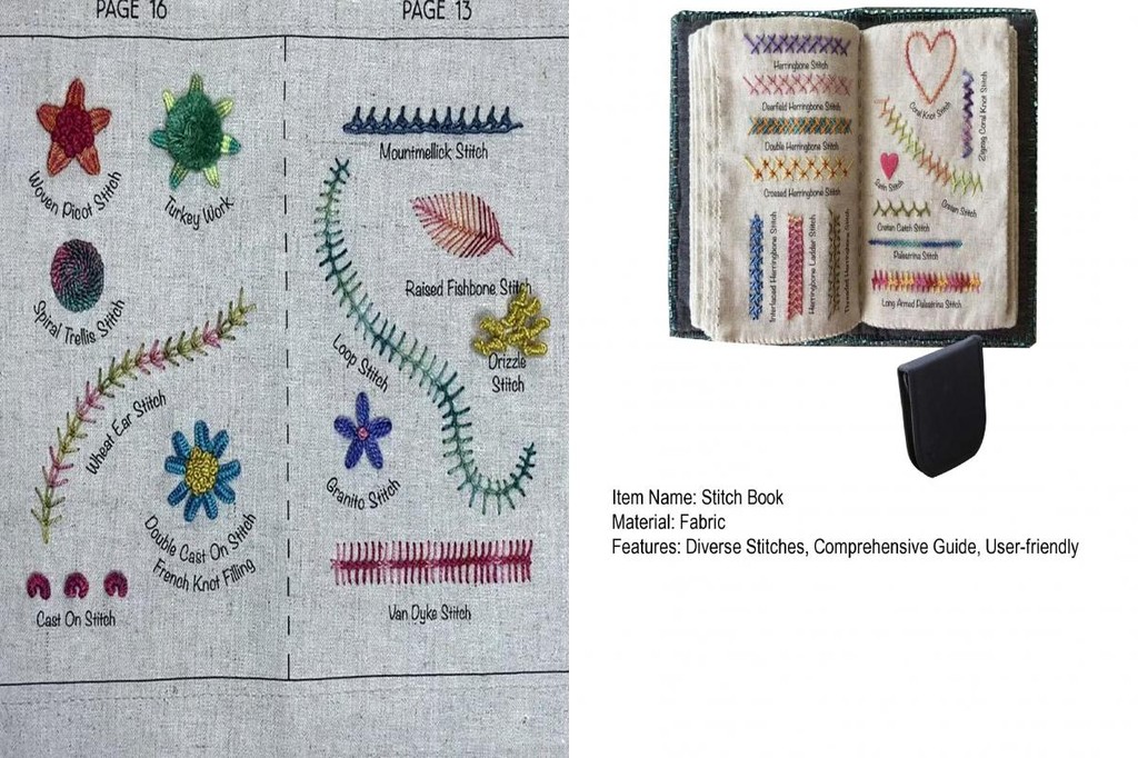 Craft Stitch Reference Book Diy Stitch Guide Ultimate Embroidery Stitch ...