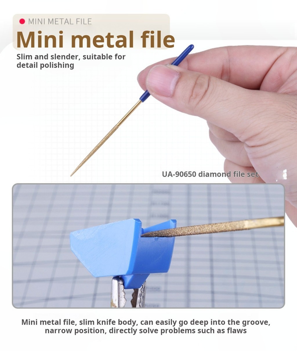 #180 #240 Cylindrical Carborundum Grinding File Kit for Gundam Gunpla ...