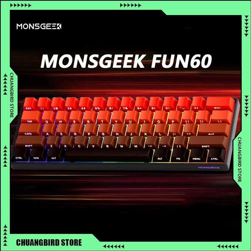 Monsgeek Fun60/Fun60 Pro E-Sports Magnetic Switch Gaming Keyboard Dual ...