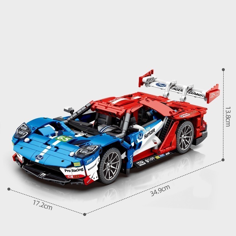 BGT Bolide 1:14 Technic Building Blocks 1499 Pcs SEMBO Block Car Bricks ...