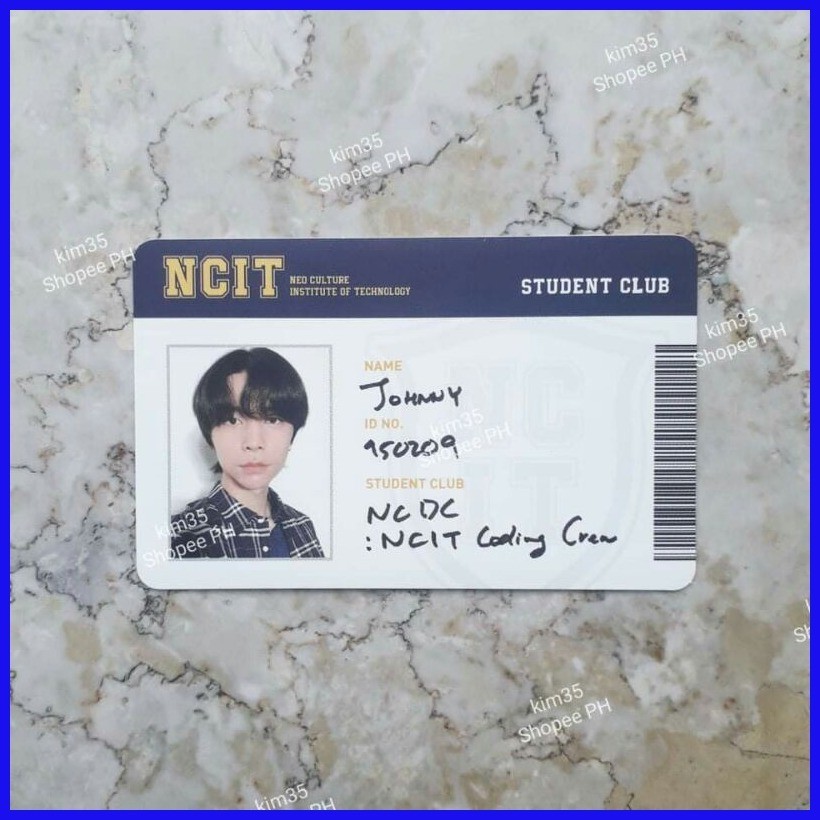 NCT 127 Official NCIT ID Sticker Photocards | Shopee Philippines