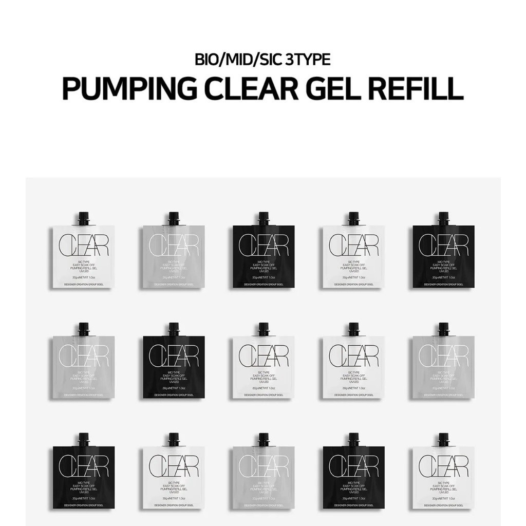 DGEL Clear Gel Refill- Pump Builder (3 types) | Shopee Philippines