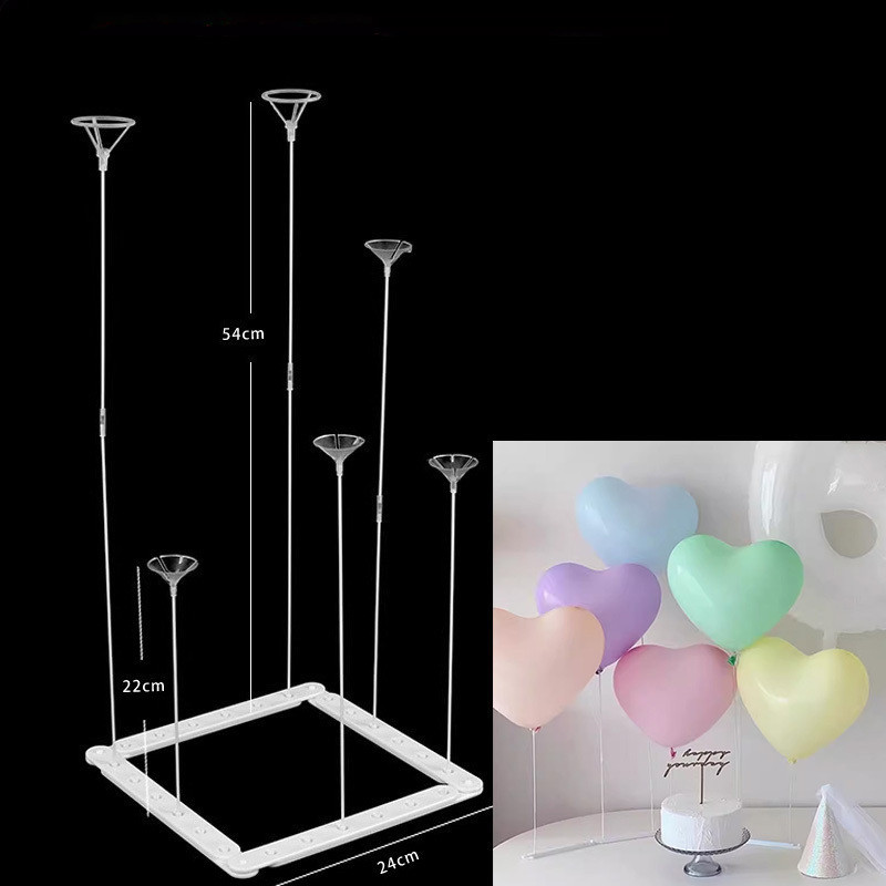 1 Set 6pcs Stand Birthday Party Needs Balloons Stand Party Decor ...