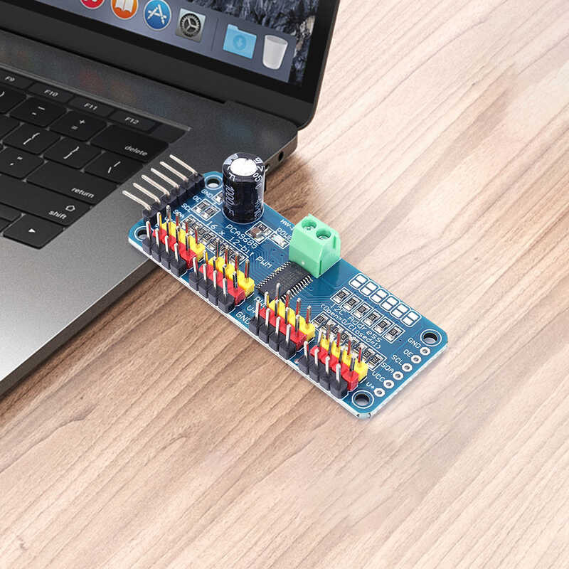 PCA9685 IIC Interface 16 Channel 12-Bit PWM Servo Motor Driver Board ...