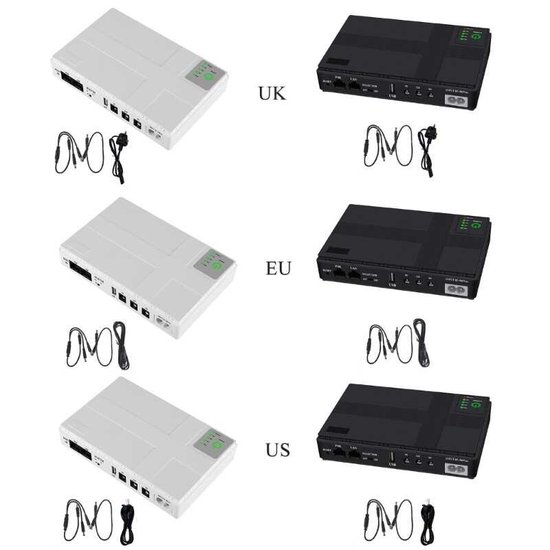 USB Universal 10400Mah 5V 9V 12V 2A Uninterruptible Power Supply Mini ...