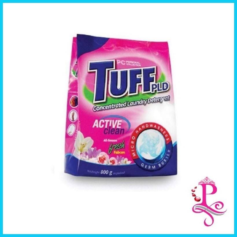 TUFF POWDER LAUNDRY DETERGENT ACTIVE CLEAN 800g | Shopee Philippines