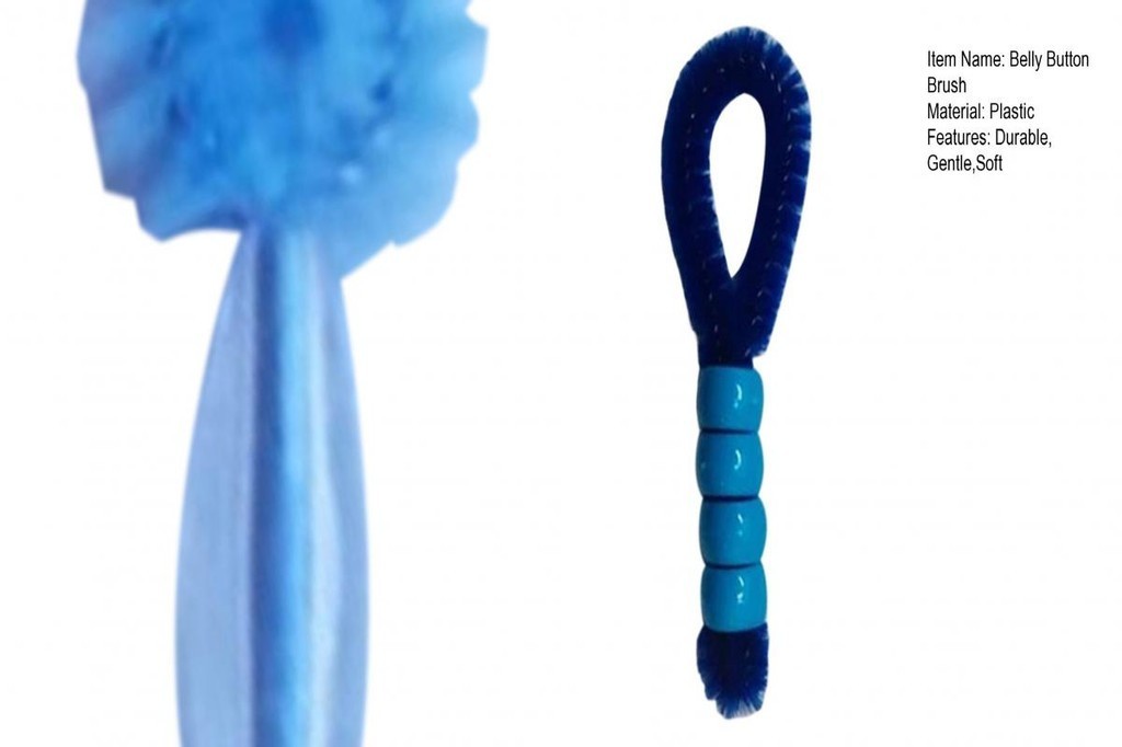 [New] Portable Navel Cleaner Belly Button Brush Portable Belly Button ...