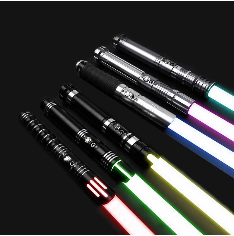 Lightsaber RGB Metal Laser Sword Sabre De Luz Kpop Lightstick Flashing ...