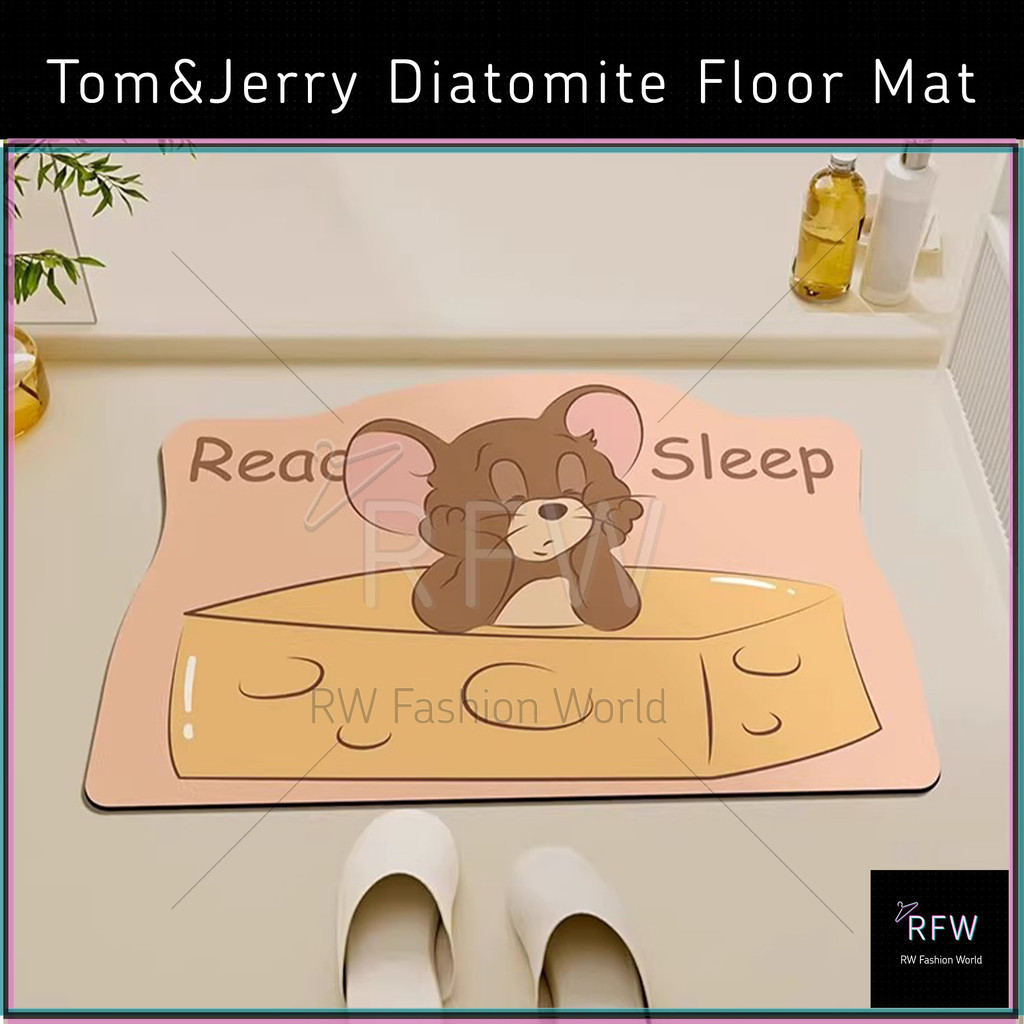 Tom&Jerry Diatomite Floor Mat Karpet Lantai Tom&Jerry | Shopee Philippines