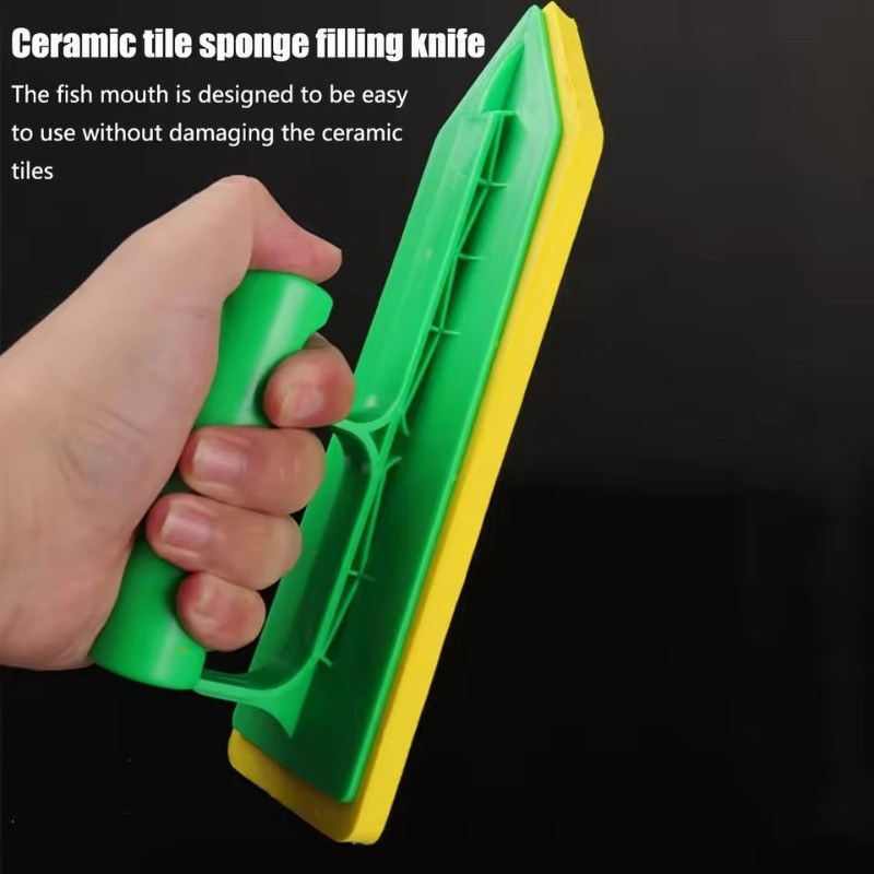 Sponge Foam Trowel for Grout Stucco Floor Tile Beauty Seam Scraper Home Gypsum Coating Caulking ...