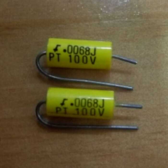 New Taiwan Hualun 0.0068J100v 682J100v fever axial non-polar capacitor ...