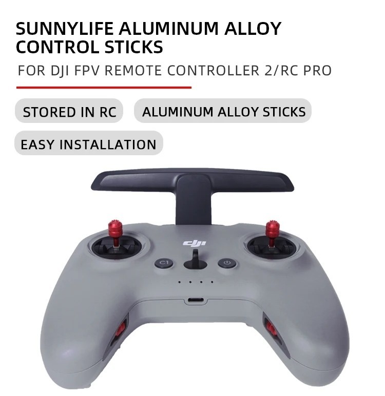 Aluminum Alloy Control Sticks for DJI FPV Contreoller 3/2/RC Pro Remote ...