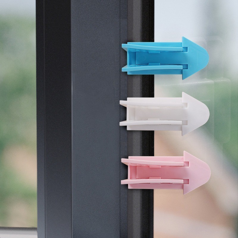 Window Lock Buckle - Transparent, Plastic, Durable - Non-perforated ...