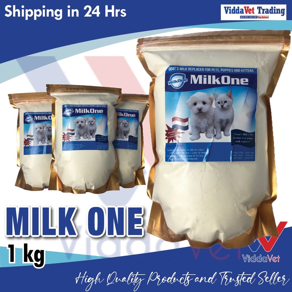 ஐ ☫ milk replacer 1 kg 1 kg Milk One Goat's Milk for Pets Milk one goat ...