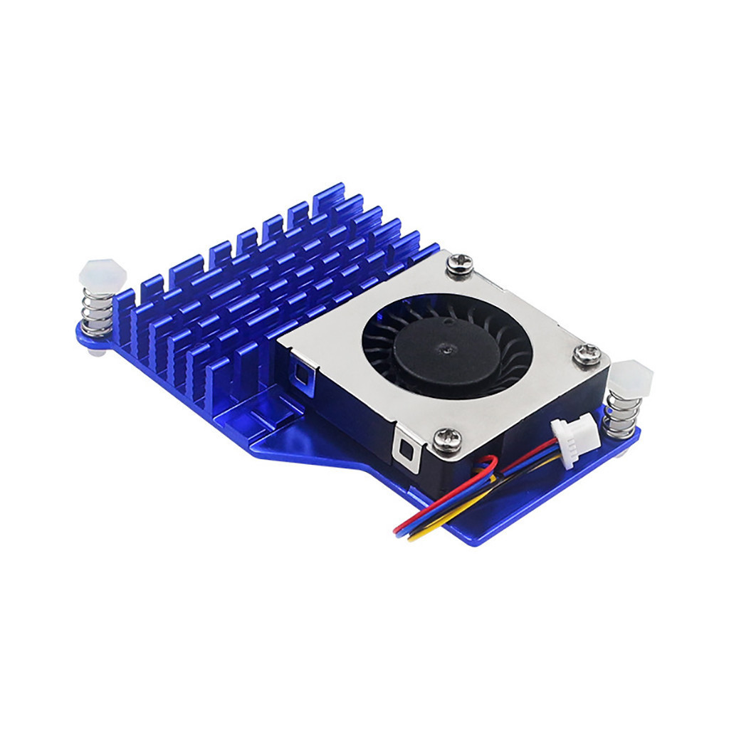 For Raspberry pi 5Aluminum Heatsink Blower Fan Radiator Active Cooler ...