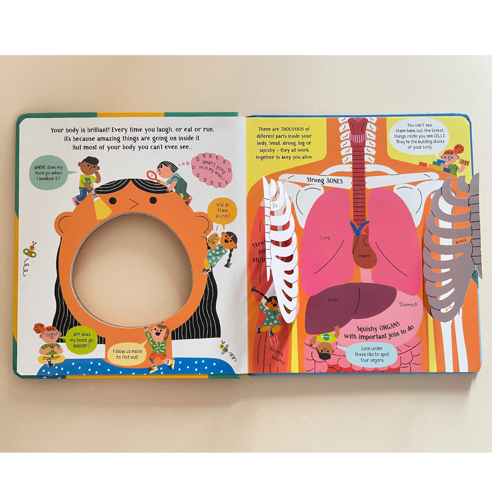 Usborne Step Inside Science Your Body 3D Flap English Picture Book for ...
