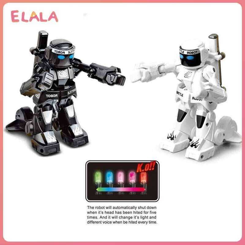 Joysticks Two Control Real Boxing Fight Experience RC Battle Robot 2.4G ...