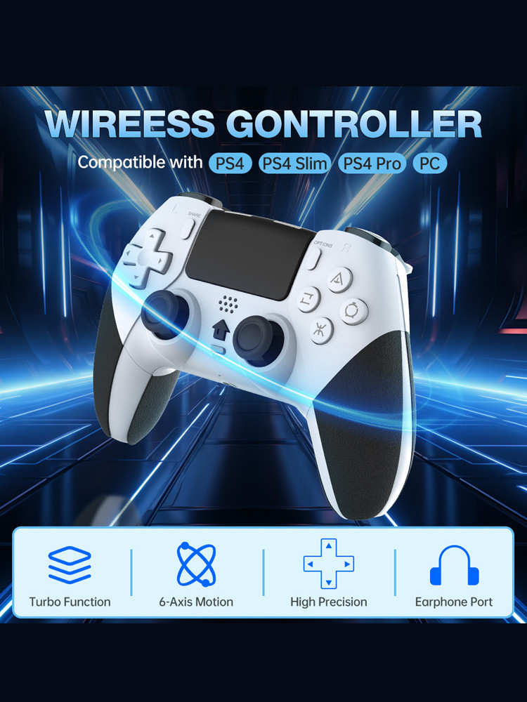 Wireless Bluetooth Controller For PS4 Controller Gamepad For PC Joystick For PS4/PS4 Pro/PS4 ...