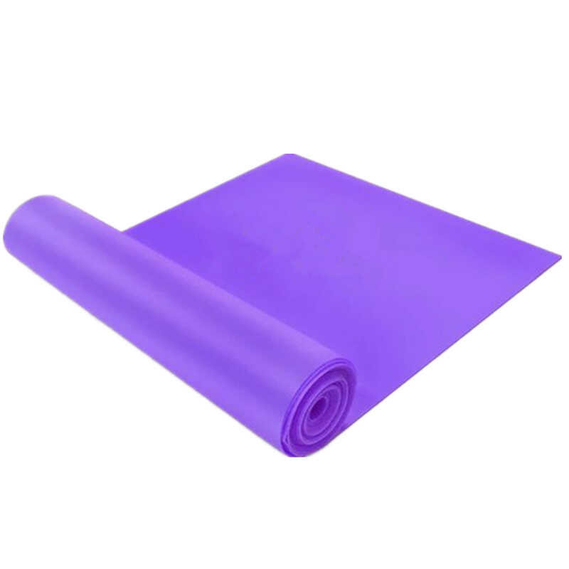 Yoga stretch sheet 2-meter elastic fitness kababaihan tension band ...
