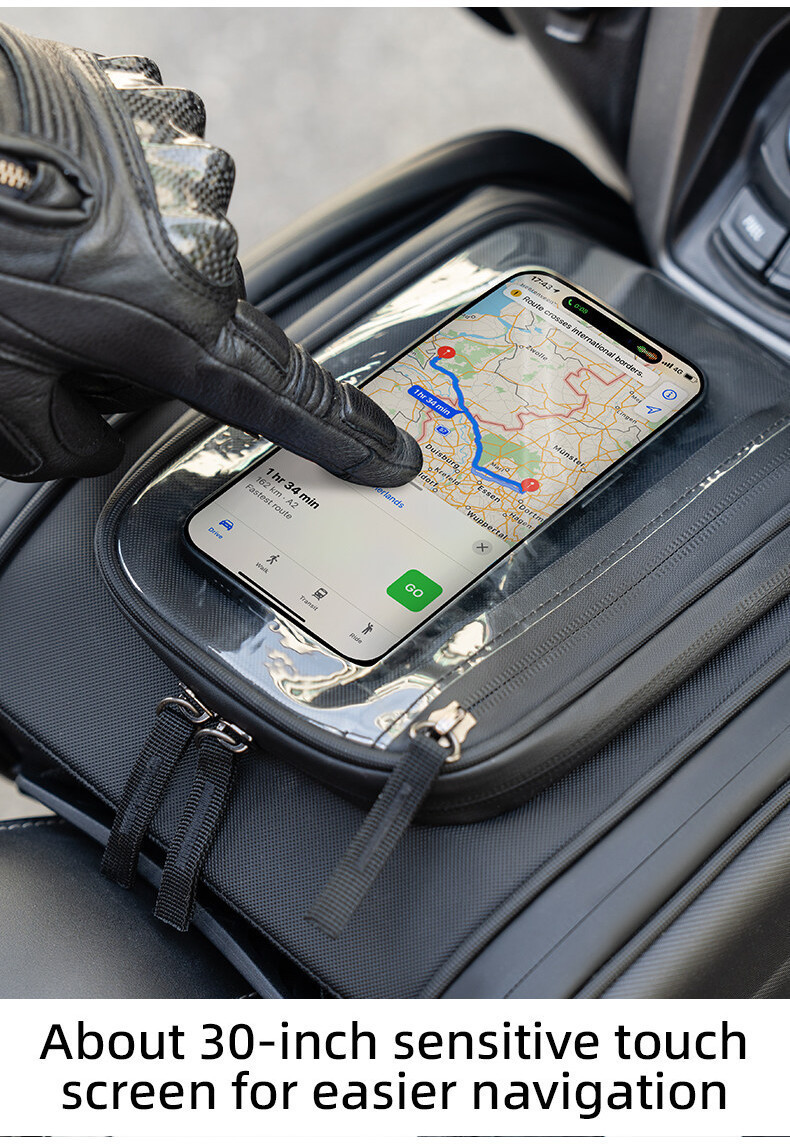 【PH Delivery】ROCKBROS Motor Fuel Tank Bag Hard Sheel Pedal Motorcycle ...