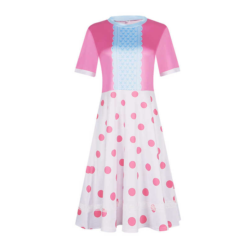 Toy Story: Shepherd Girl cosplay costume, Shepherd Girl pink long dress ...