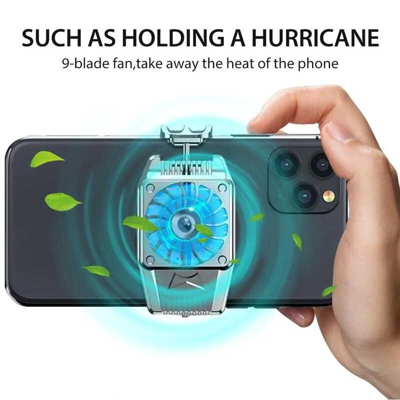 Universal H15 Mini Mobile Phone Coog Fan Radiator Turbo Hurricane Game ...