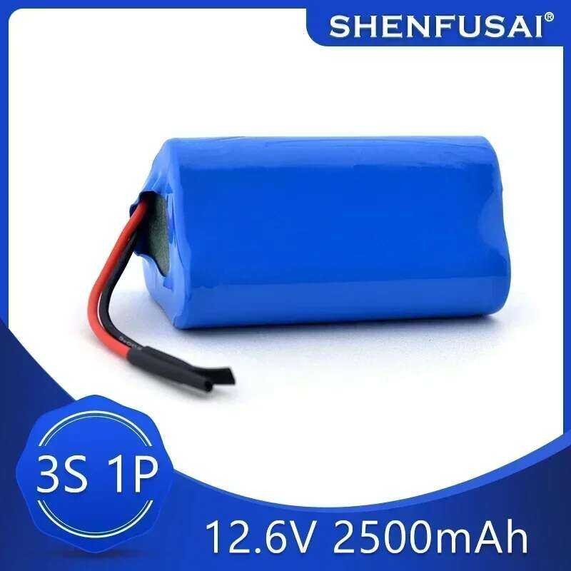 1A 12V 3 Battery 3S1p 12.6V/11.1V 2500Mah 18650 Lithium-Ion Pack With ...