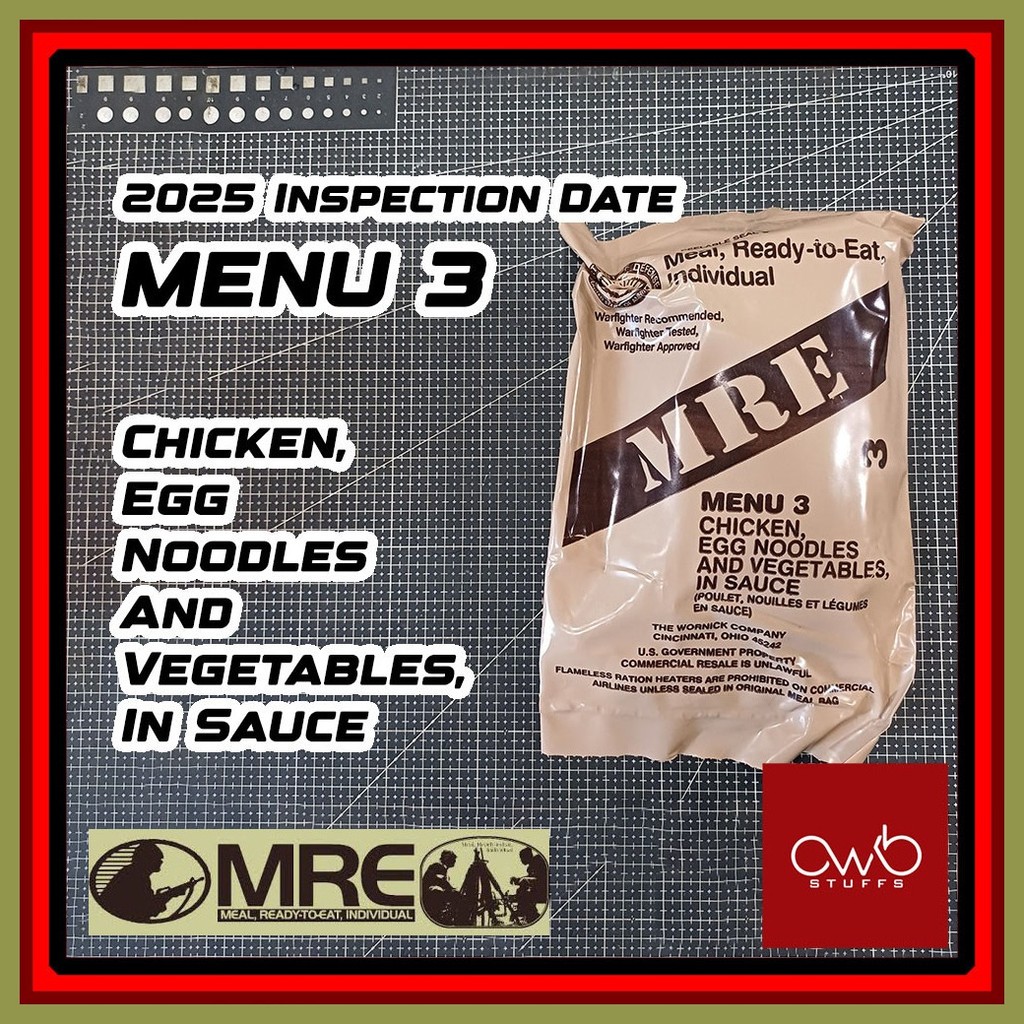 ∣ ↓ MRE 2025 Inspection Date USA Military Meals Ready to Eat - Case A ...