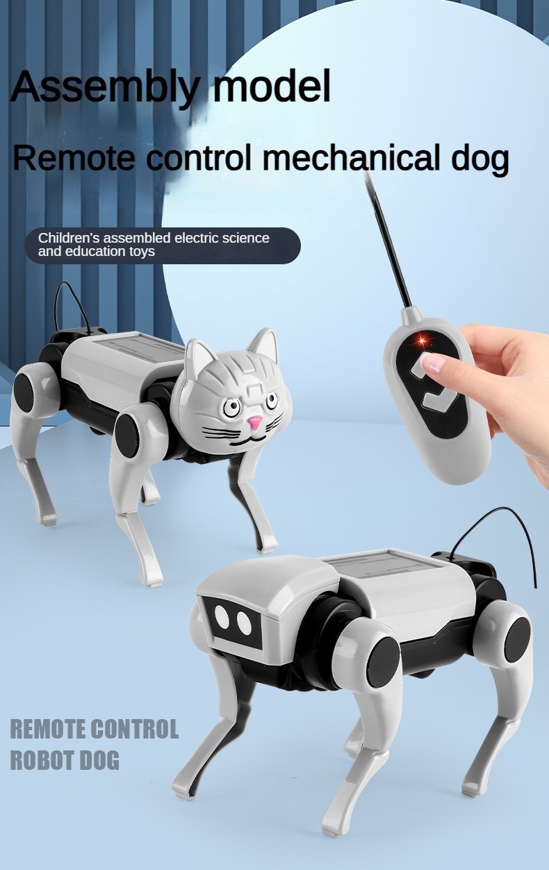 Rc Robot Children's Remote Control Mechanical Dog Toy Science Teaching ...