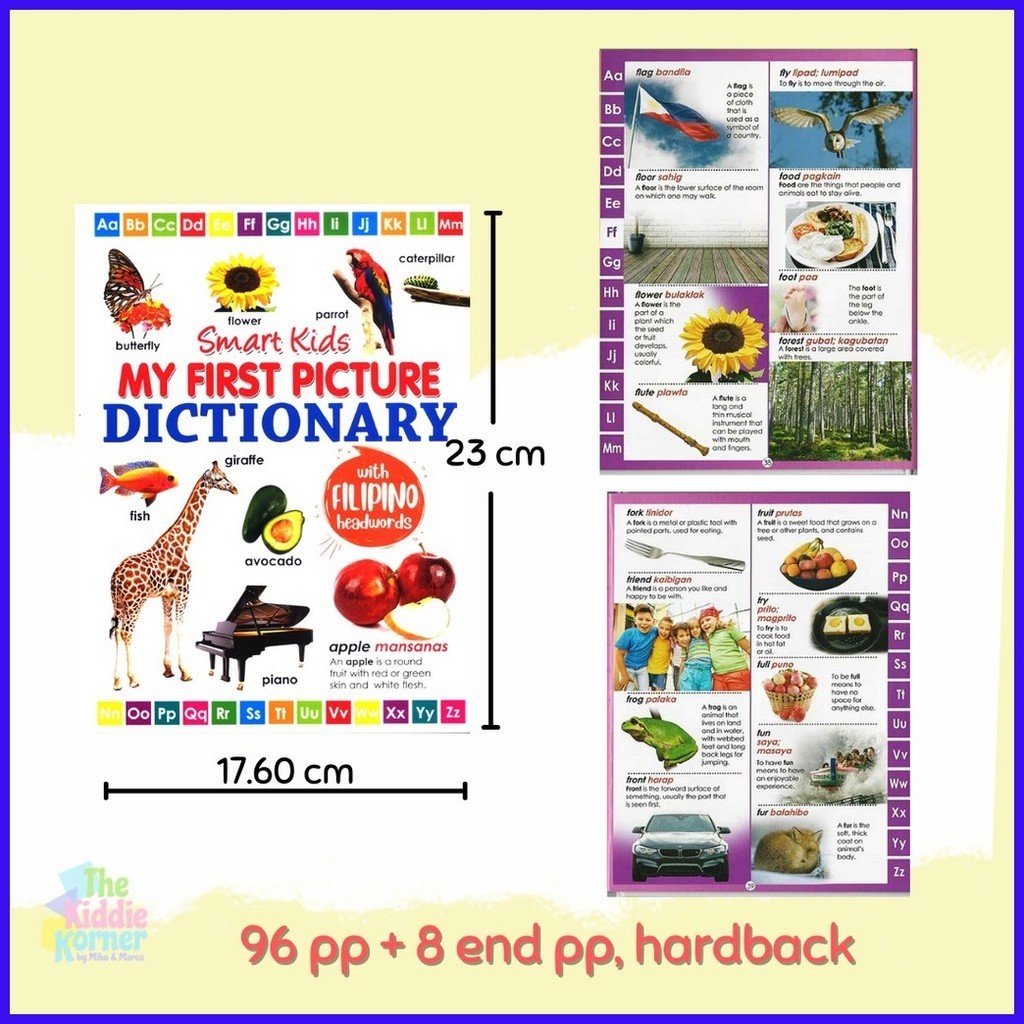 SMART KIDS MY FIRST PICTURE DICTIONARY (WITH FILIPINO HEADWORDS ...