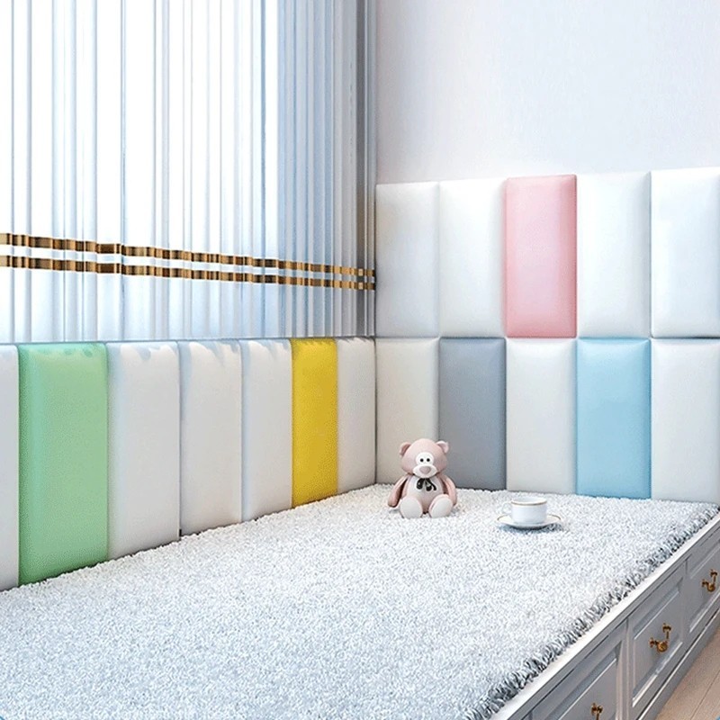 3D Anti-Collision Wall Padding Panel / Soundproof Wall Panels / Nursery ...