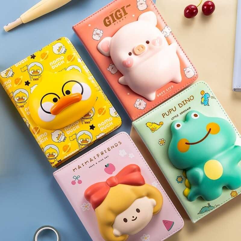 Cute Creative Slow Rebound Decompression Notebook Student Cartoon ...