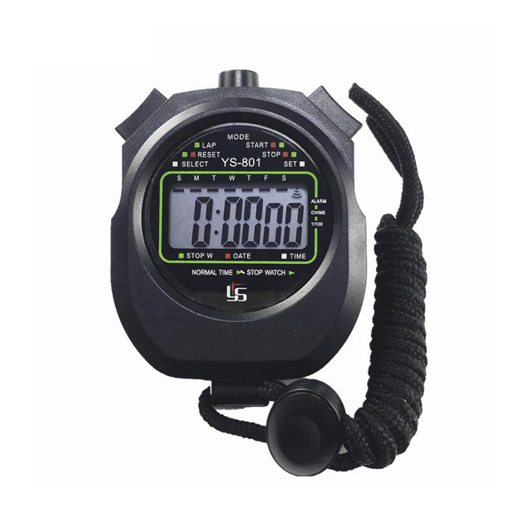 Waterproof Sports Stopwatch Referee Stopwatch Timer Fitness Running ...
