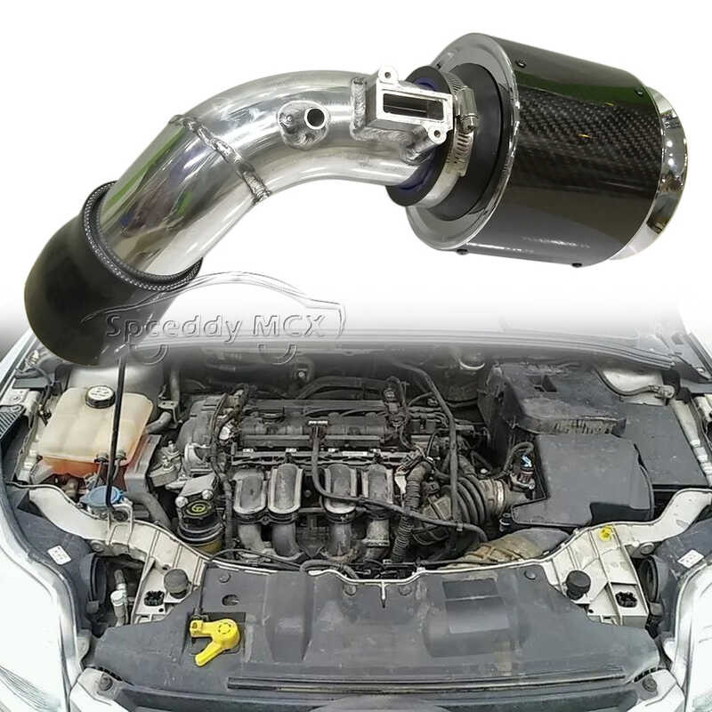 Intake Car Cold System High Flow Carbon Fiber Air Filter Kit Sa ...