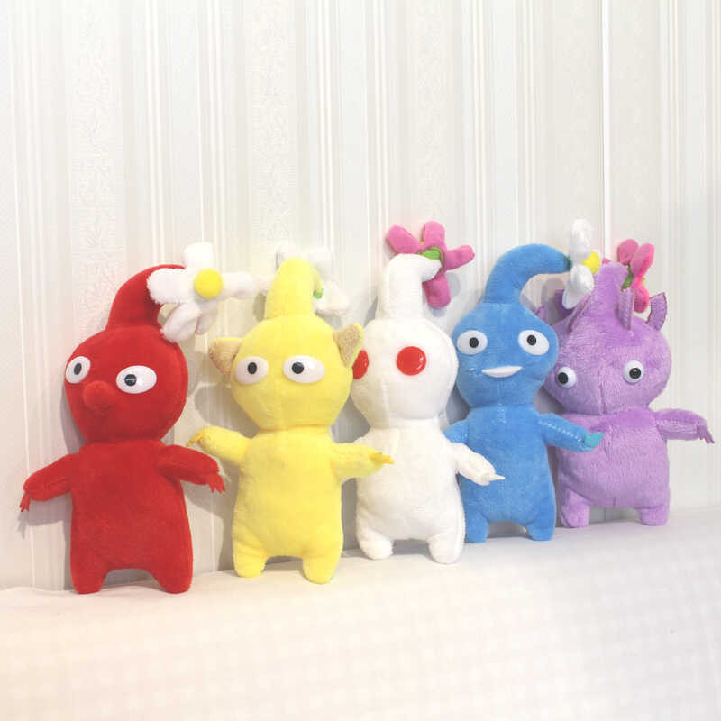 Pikmin Plushie 15Cm Doll Game Olimar wer Leaves Bud Chappy Bulborb Soft Stuffed Toy Red Yellow ...