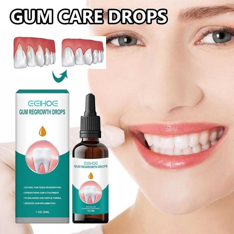 Gum Regrowth Drops Relieve Mouth Periodontal Gum Bleeding Clean Breat ...