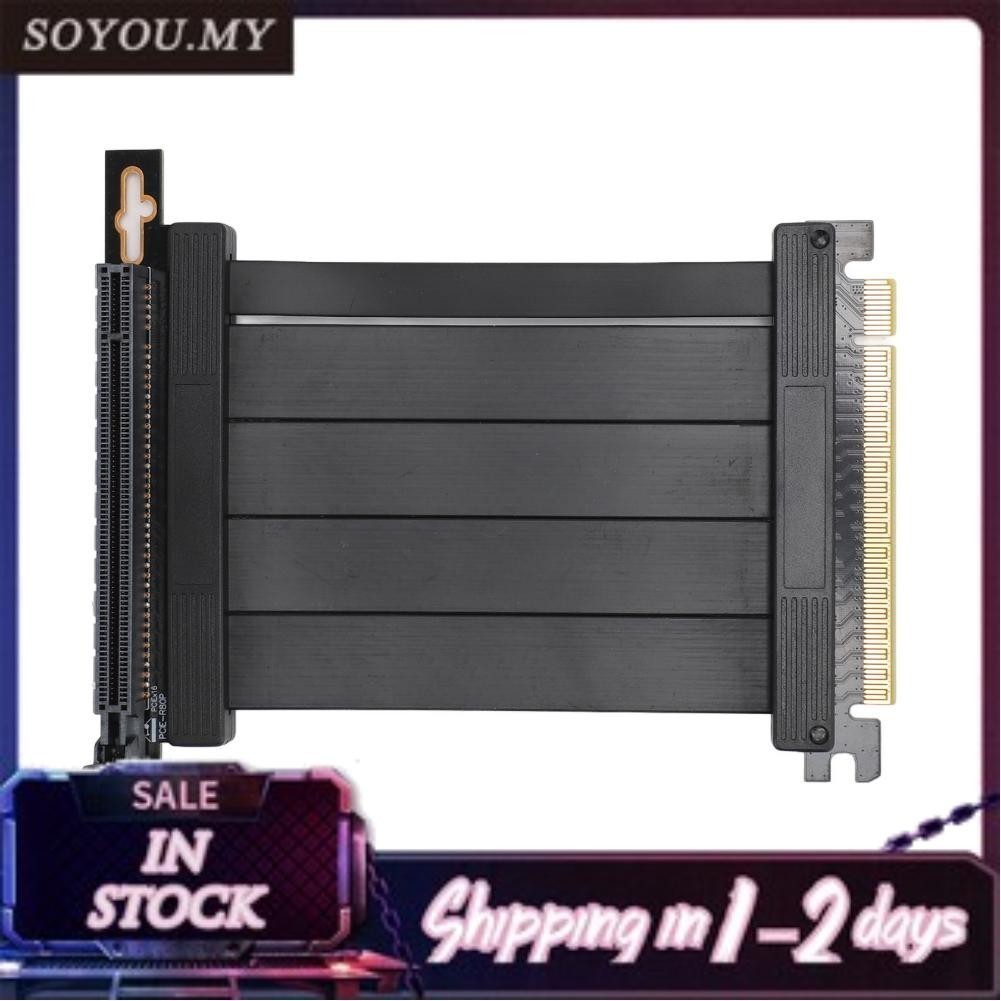 Soyoung 10cm PCIE 4.0 X16 Riser Cable 90 Degree 26GB/s Gold Plated GPU ...