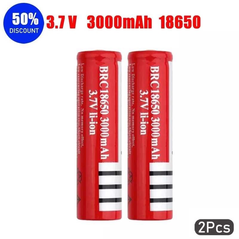 3.7V Volt 3000Mah BRC 18650 Rechargeable Li-Ion Lithium Battery For ...