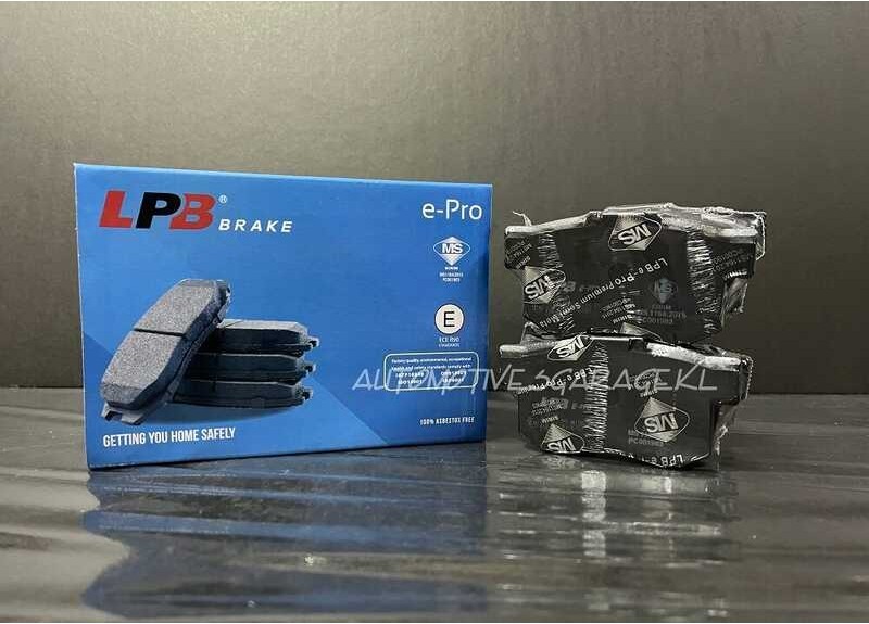 LPB E-Pro BRAKE PADS REAR A10770 - HONDA ACCORD S84 SDA CIVIC S5a SNA ...