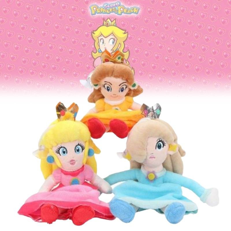 Adorable New Super Mario Bros Princess Peach Daisy Rosalina Plush Doll