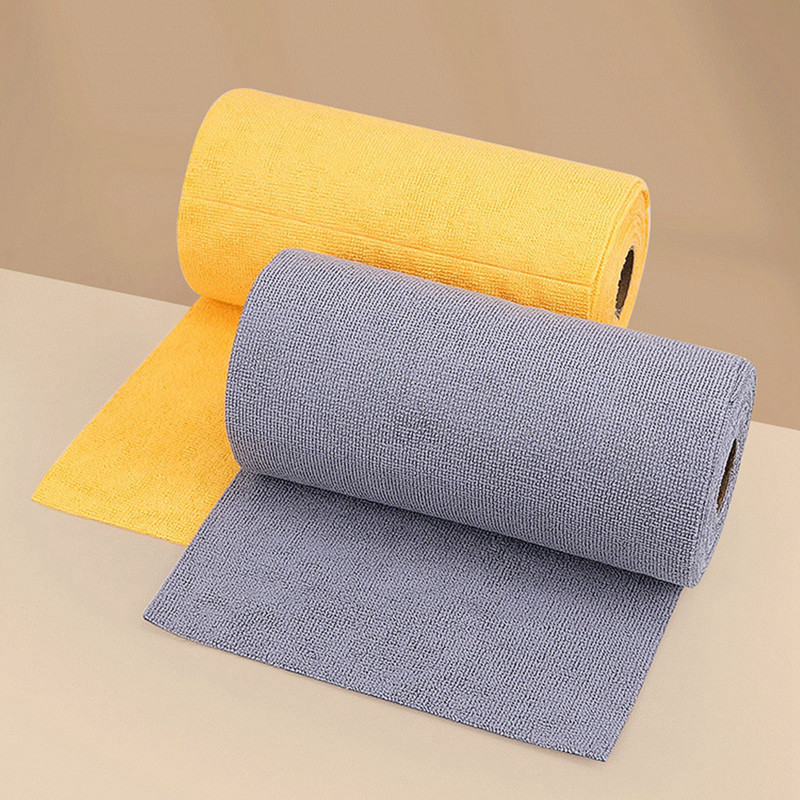 20PCS/Roll Microfiber Towel Household Kitchen Napkins Tableware Non ...