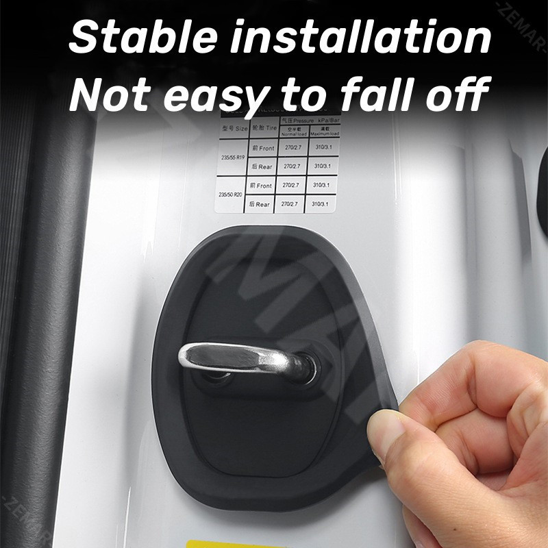 4Pcs BYD Silicone Car Door Lock Protection Cover Door Lock Shock ...