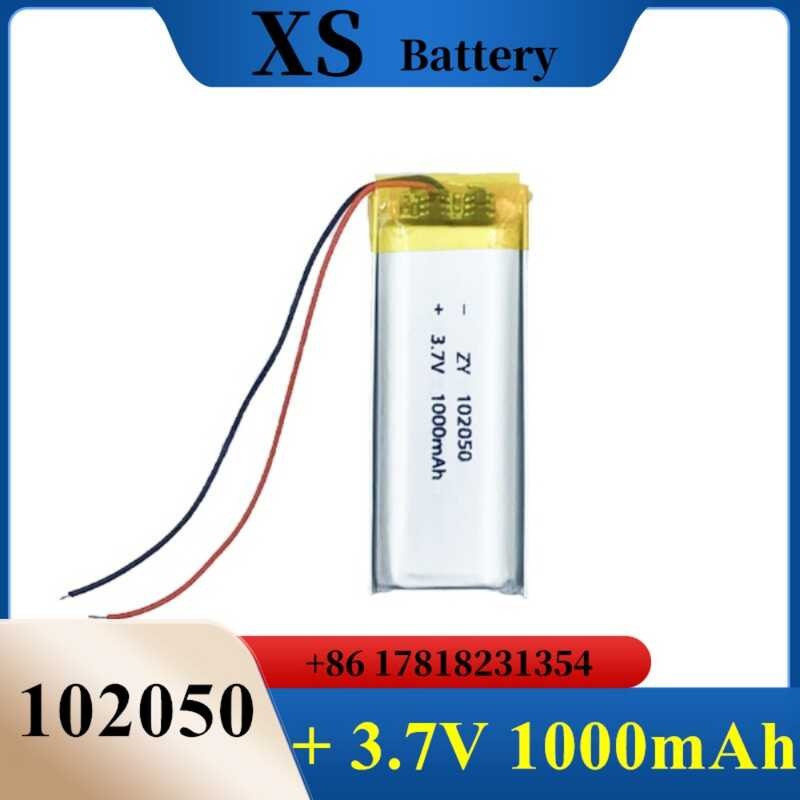 Polymer 102050 Lithium Battery 1000mAh Microphone Beauty Device Neck ...