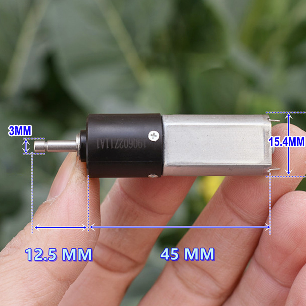 Mini 16MM 050 Planetary Gearbox Motor DC3V-5V-6V 42RPM 3-stage ...
