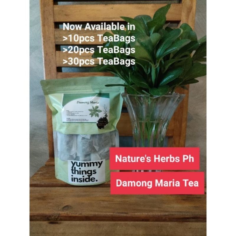 ㄨ ♻ Damong Maria Herbal Tea 12pcs TeaBags (Panlinis ng Matris) | Shopee ...