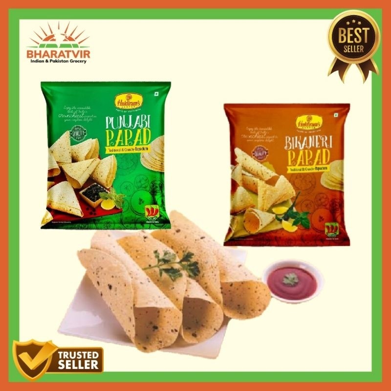 ¤ ℬ Haldiram Papad Traditional & Crunchy Papadum 200g | Shopee Philippines