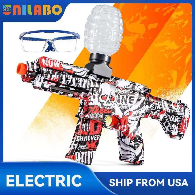 M416 Electric Gel Ball Blaster Toy Gun, Rechargeable & Reusable ...