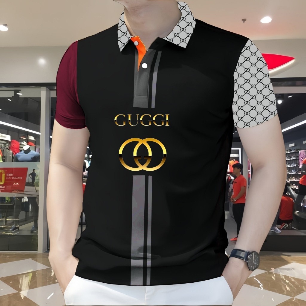 GC Blend men's logo polo shirt latest men's logo GC polo shirt 2024 ...